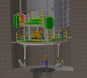 Safe Installation of 3 Ore Pass Silos for Newmont Mining