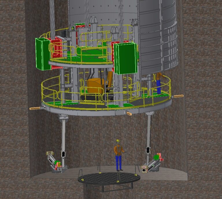 Safe Installation of 3 Ore Pass Silos for Newmont Mining
